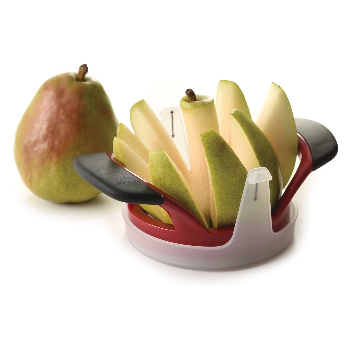 Fruit Wedger / Corer with Push Plate - For Small Hands