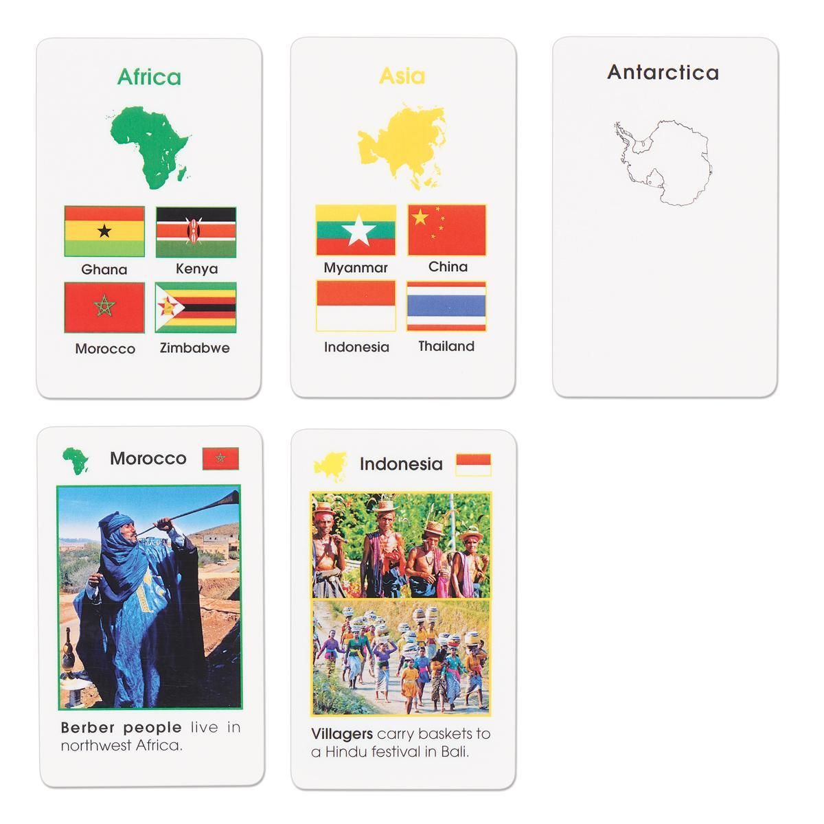 World People Cards - Montessori Services