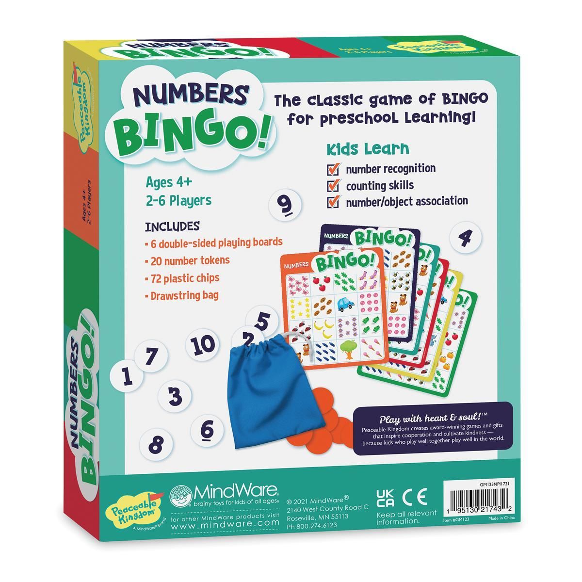 Numbers Bingo! - Montessori Services