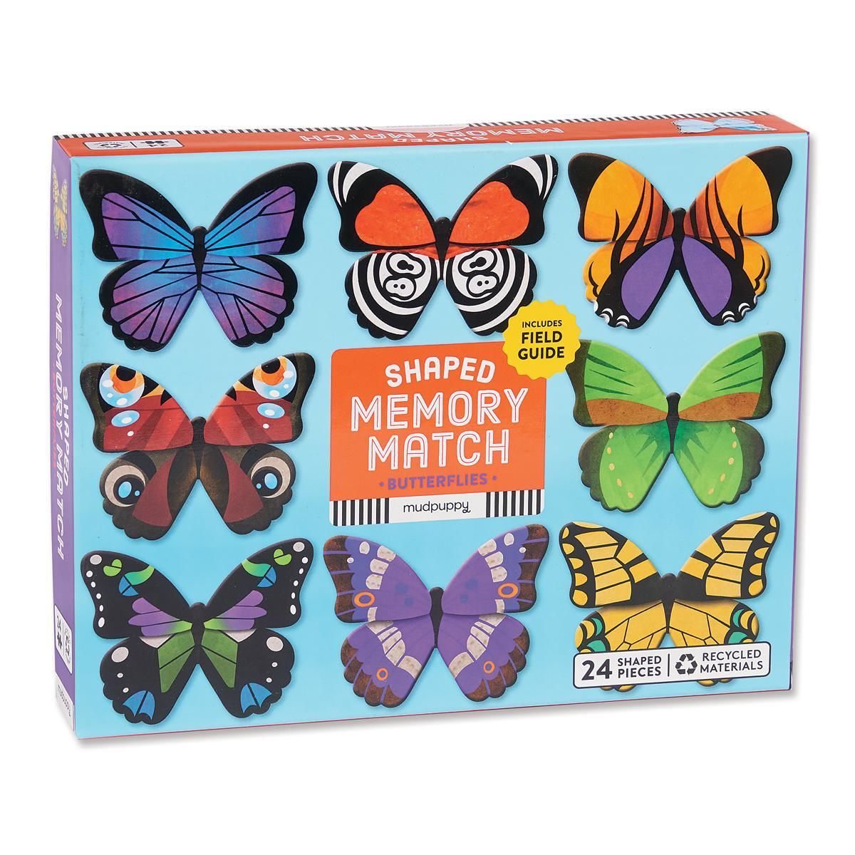 Butterflies Shaped Memory Match - Montessori Services
