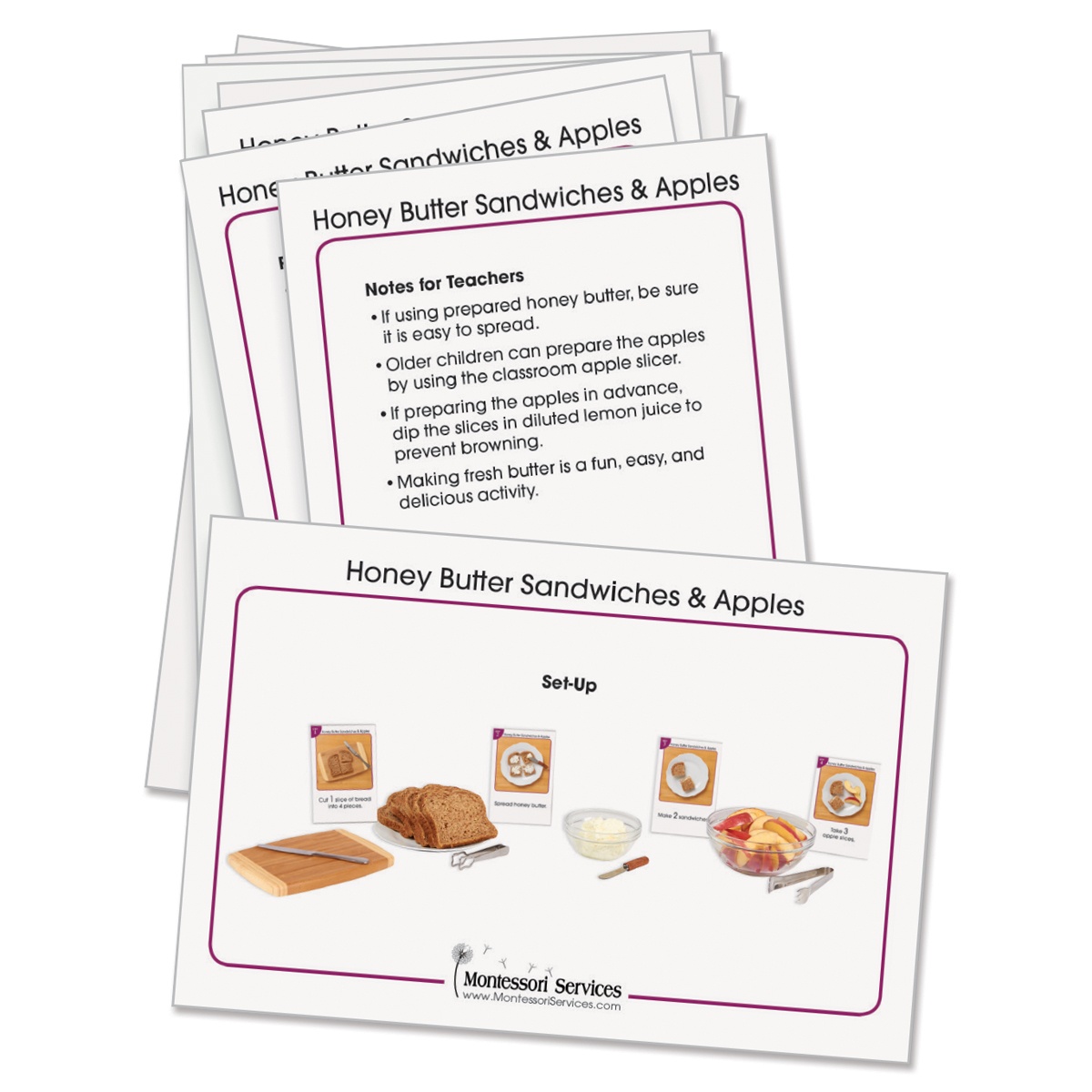 Snack Cards - Montessori Services