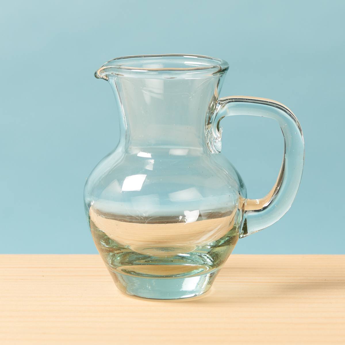 Recycled Glass Mini Pitcher - Montessori Services