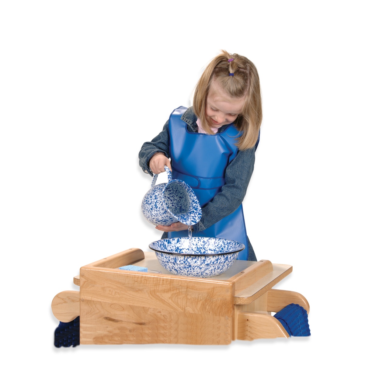 Enamelware Hand Washing Set - Montessori Services