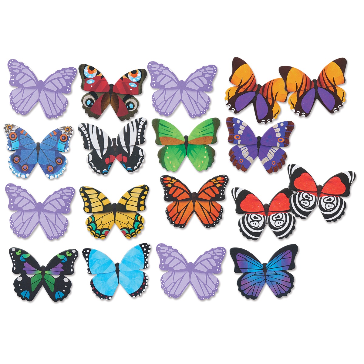 Butterflies Shaped Memory Match - Montessori Services