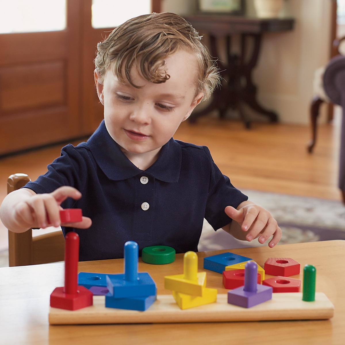 Stack & Sort Board - For Small Hands